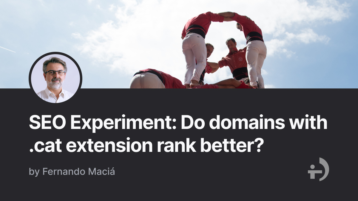 SEO Experiment: Do domains with .cat extension rank better? | Human Level